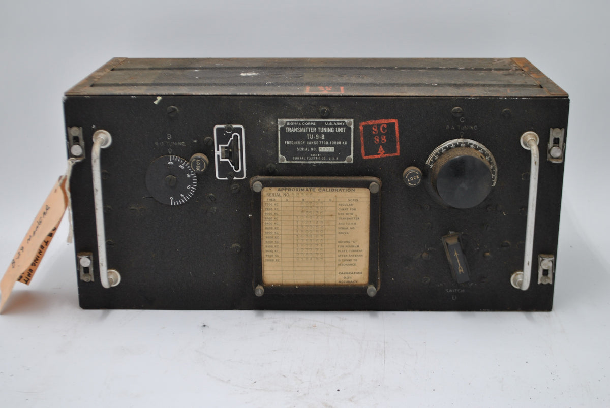 Transmitter Tuning Unit TU-9-B – New England Air Surplus