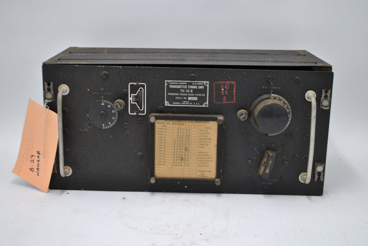 Transmitter Tuning Unit TU-10-B – New England Air Surplus